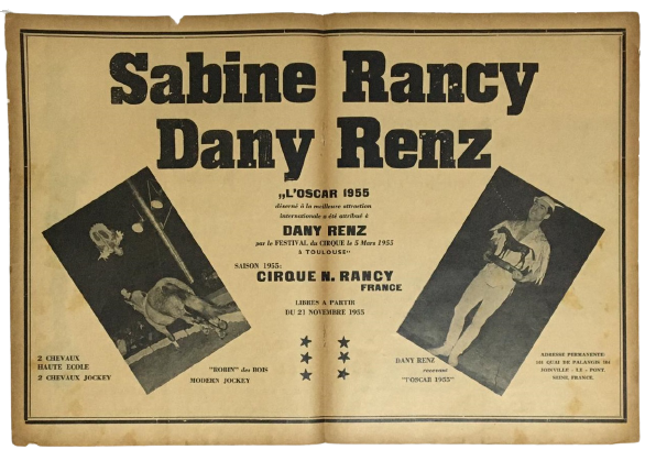 Propaganda dos Famosos Cavaleiros SABINE RANCY & DANY RENZ Apresentação ...