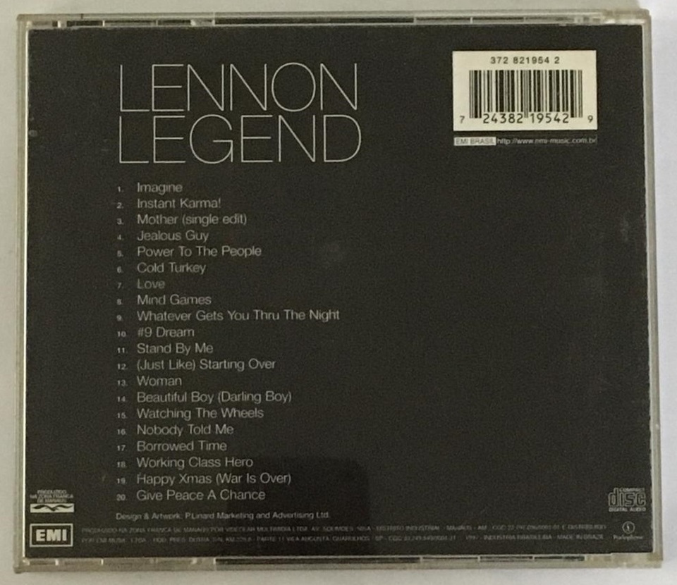 CD LENNON Legend -The Very Best Of John Lennon - LOJA DOS BEATLES