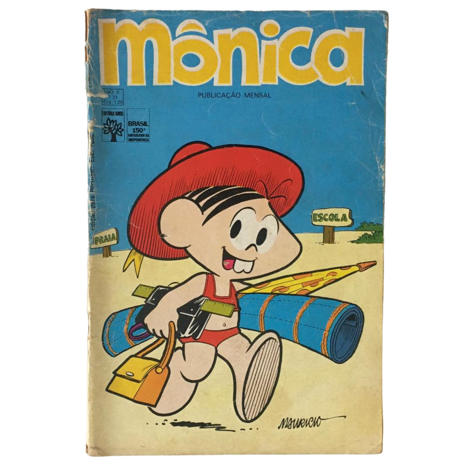 Gibi MÔNICA - TURMA DA MÔNICA nº 23 Editora Abril, Março de 1972 ...