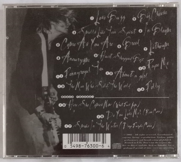 CD NIRVANA Bootleg Rarities- Unofficial Release - Antiguidades CASA DO ...