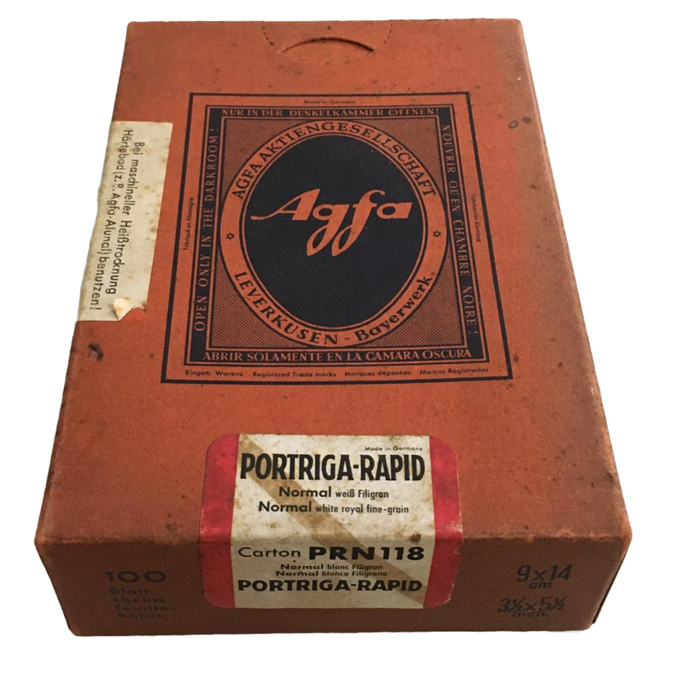 Caixa Lacrada do Papel Fotográfico AGFA "Portriga-Rapid" Leverkusen ...