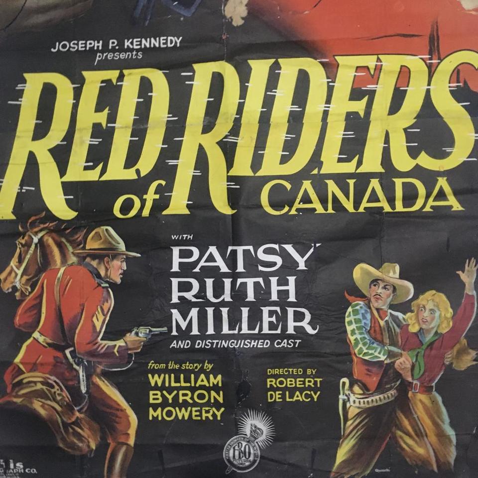 CINEMA MUDO Poster do Filme RED RIDERS OF CANADA da FBO Pictures ...