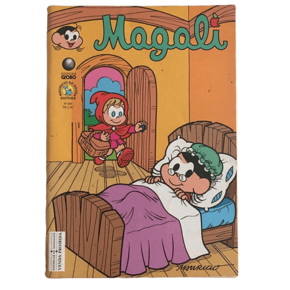 Gibi MAGALI - TURMA DA MÔNICA nº 384 Editora Globo, Maio de 2005 ...