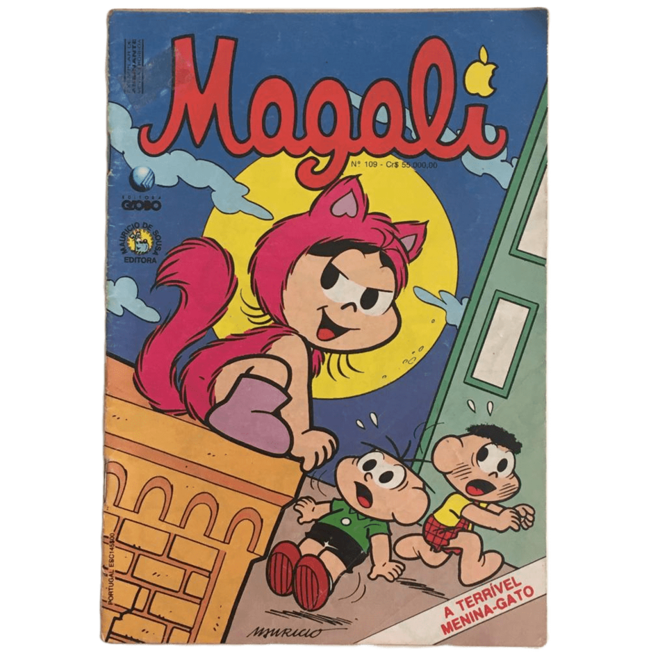 Gibi MAGALI - TURMA DA MÔNICA nº 47 Editora Globo, Abril de 1991 ...