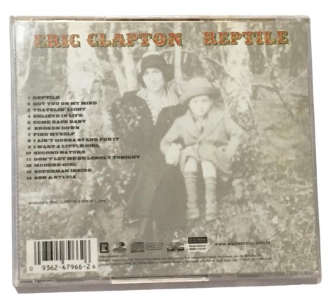 CD ERIC CLAPTON 2001 Reptile - Antiguidades CASA DO VELHO