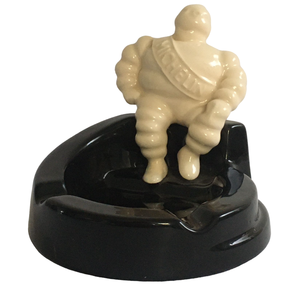 MICHELIN Cinzeiro de Porcelana BIBENDUM O Boneco da Michelin ...