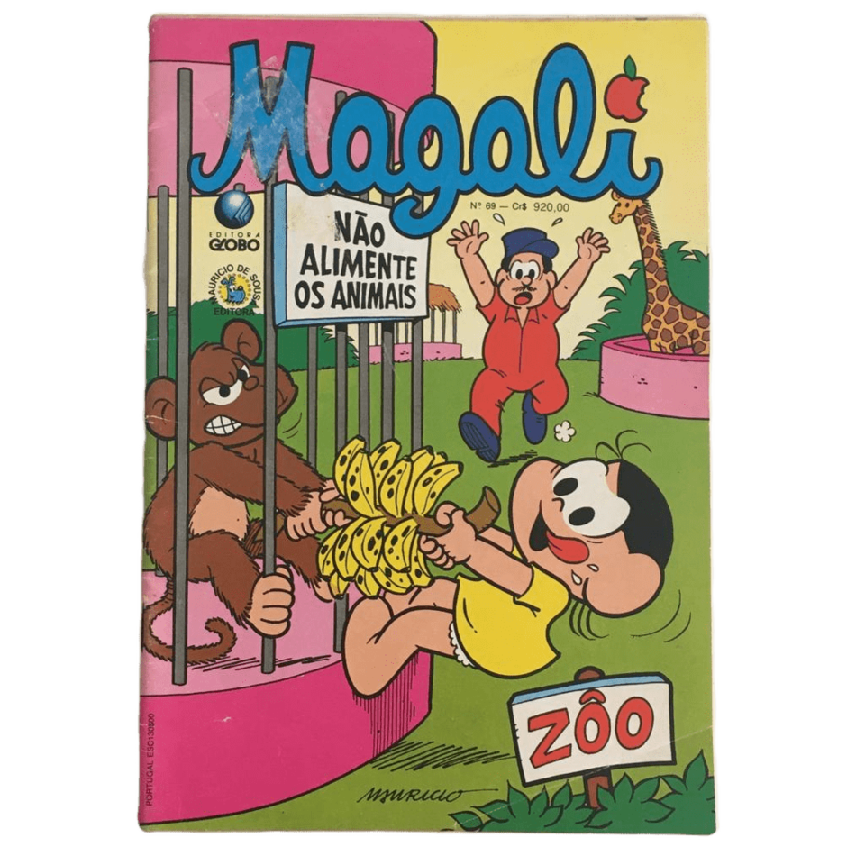 Gibi MAGALI - TURMA DA MÔNICA nº 47 Editora Globo, Abril de 1991 ...