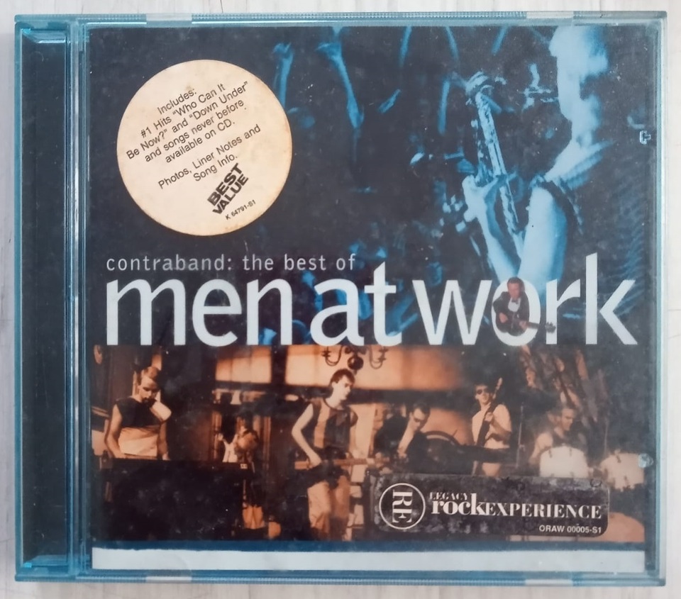 CD MEN AT WORK 1996 Contraband The Best Of Men At Work - Antiguidades ...