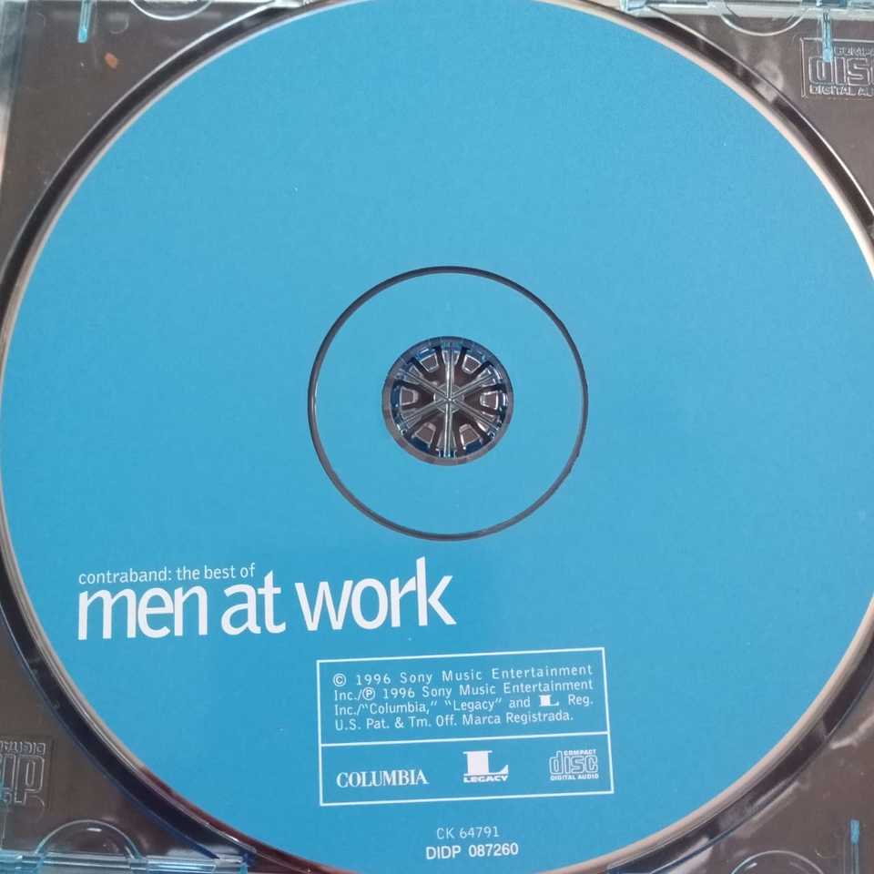 CD MEN AT WORK 1996 Contraband The Best Of Men At Work - Antiguidades ...
