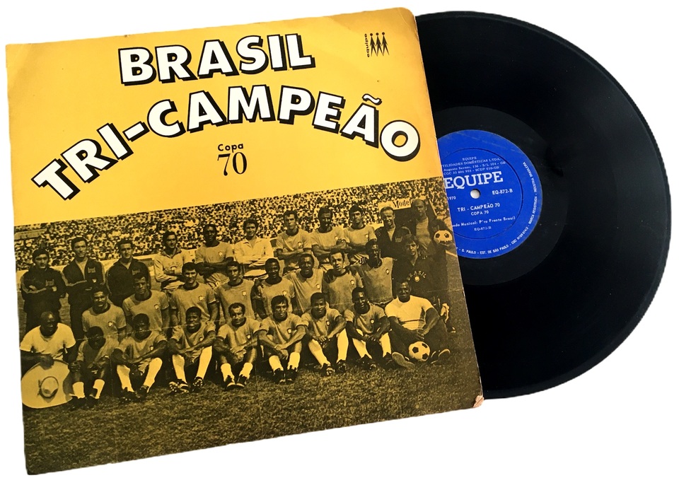 LP BRASIL TRI-CAMPEÃO Copa 70 - Antiguidades CASA DO VELHO