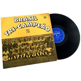 LP BRASIL TRI-CAMPEÃO Copa 70 - Antiguidades CASA DO VELHO