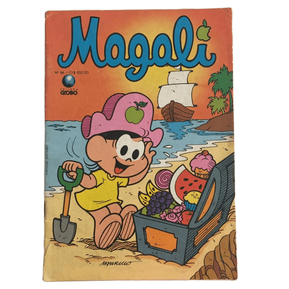 Gibi MAGALI - TURMA DA MÔNICA nº 47 Editora Globo, Abril de 1991 ...