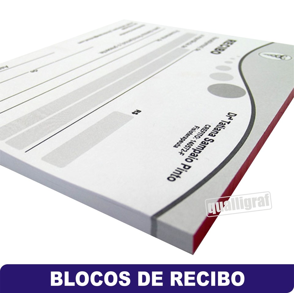Blocos de Recibo - Gráfica em Curitiba (41) 3018-5567
