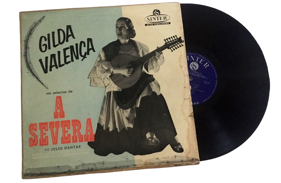 LP GILDA VALENÇA 1958 A Severa - Banca do Rock