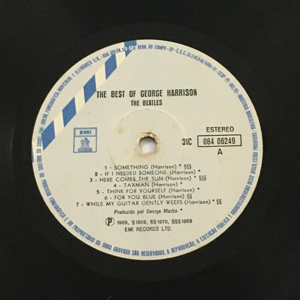 LP GEORGE HARRISON 1976 The Best Of George Harrison - Banca do Rock