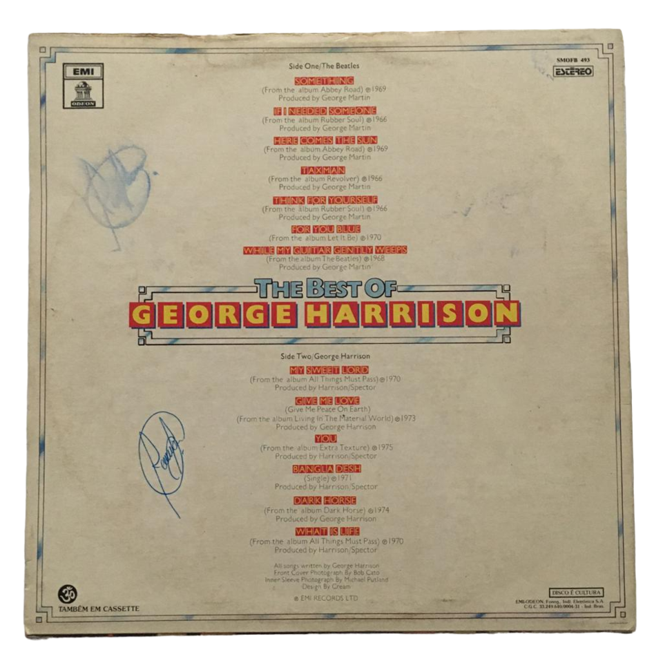 LP GEORGE HARRISON 1976 The Best Of George Harrison - Banca do Rock