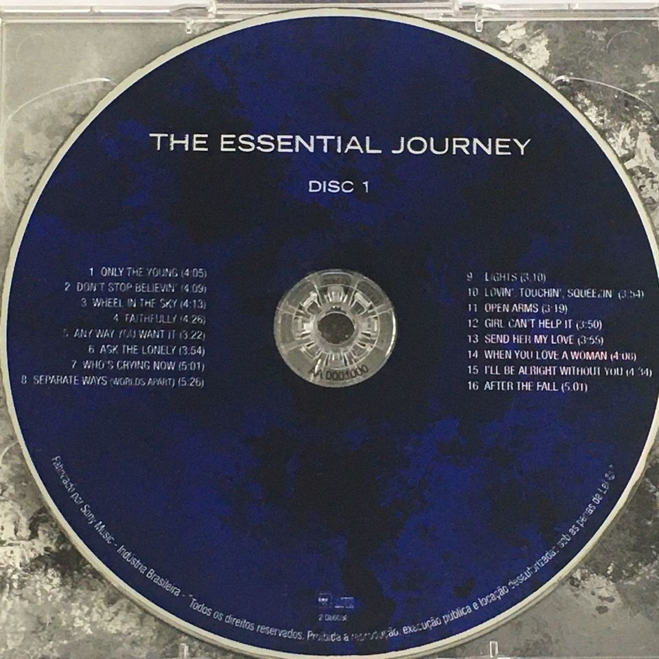 CD DUPLO : JOURNEY 2001 The Essential Journey - Banca do Rock