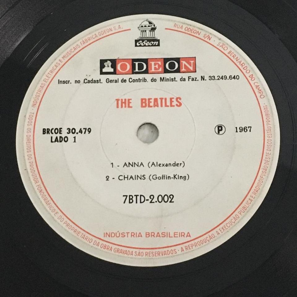 Compacto Duplo THE BEATLES 1967 Anna, Chains / Misery, I Saw Her ...