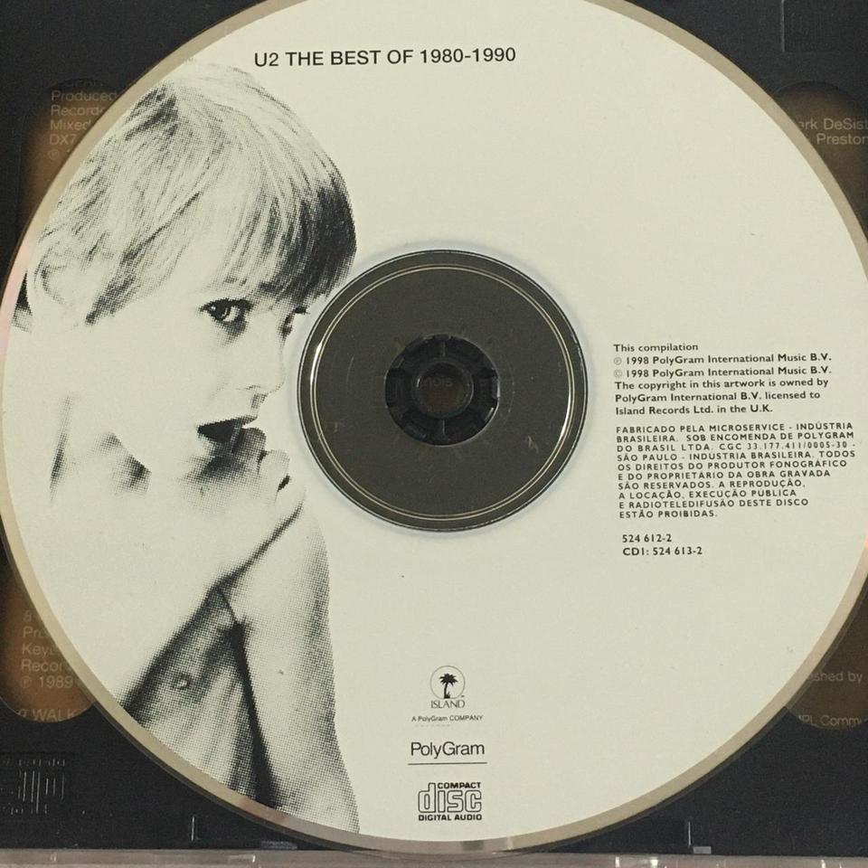 CD DUPLO: U2 The Best Of 1980 - 1990 & The B Sides - Banca do Rock