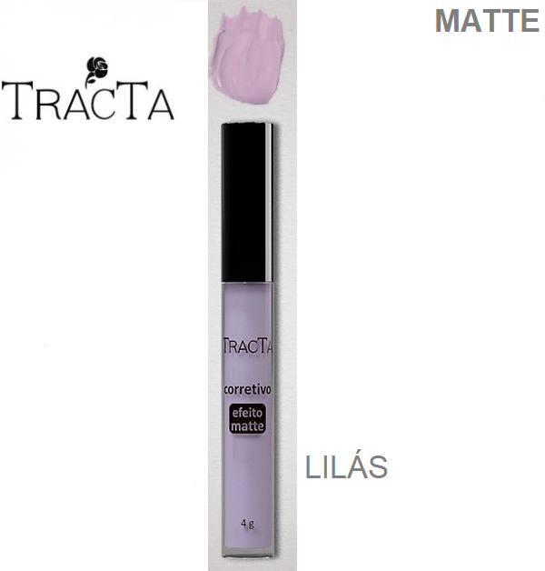 Corretivo Líquido Efeito Matte Tracta Lilás - Atacado de Maquiagem