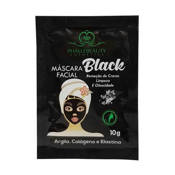 Máscara Facial Black Phállebeauty - Atacado de Maquiagem