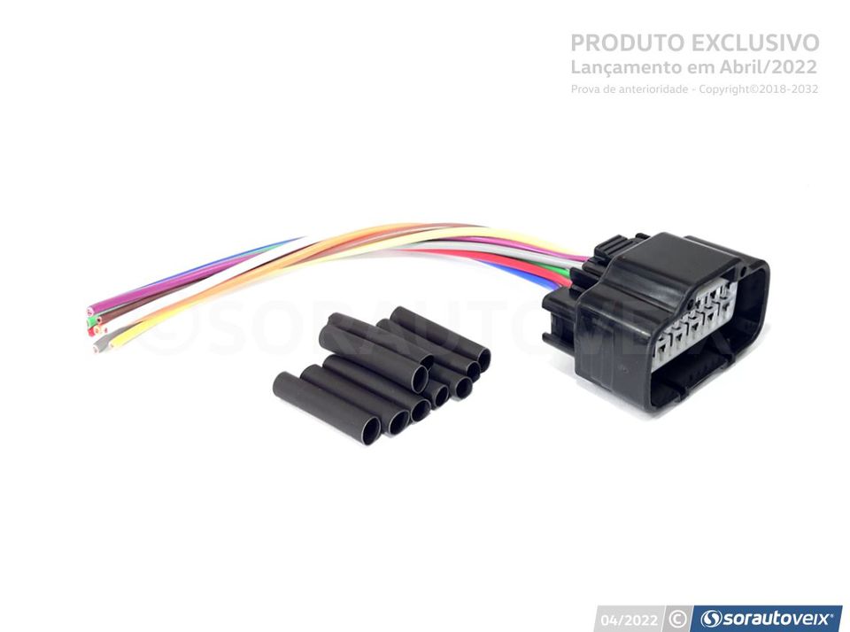 Conector Fêmea 12 vias - SORAUTO VEIX Auto Electrical Engineering Ltda.
