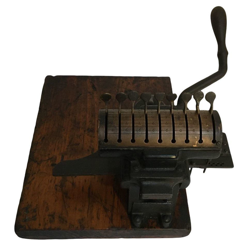 Máquina TABULADORA Fabricada pela THE TABULATING MACHINE Co. (Pré IBM ...