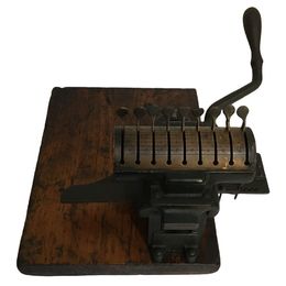 Máquina TABULADORA Fabricada pela THE TABULATING MACHINE Co. (Pré IBM ...