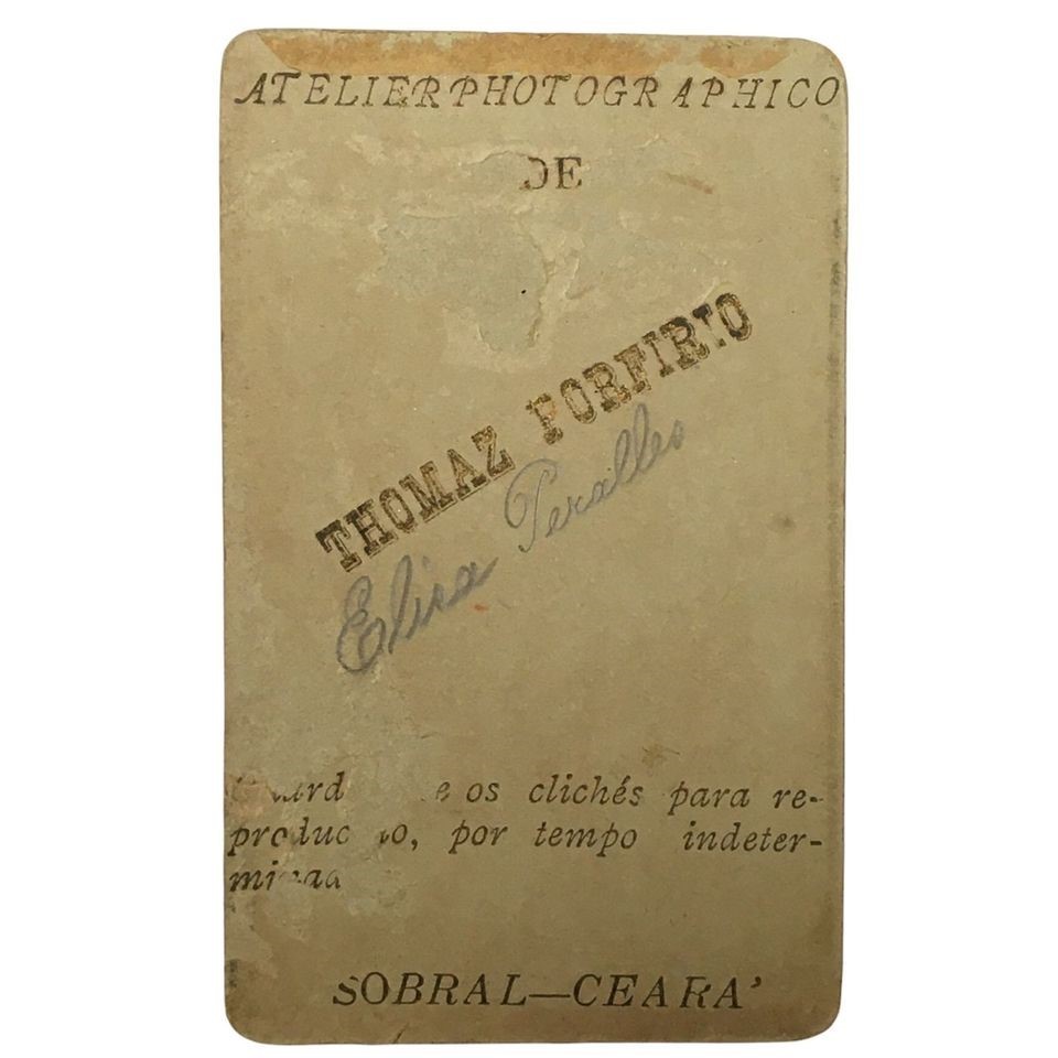 Fotografia POST-MORTEM Final do Século XIX - MERCADOR