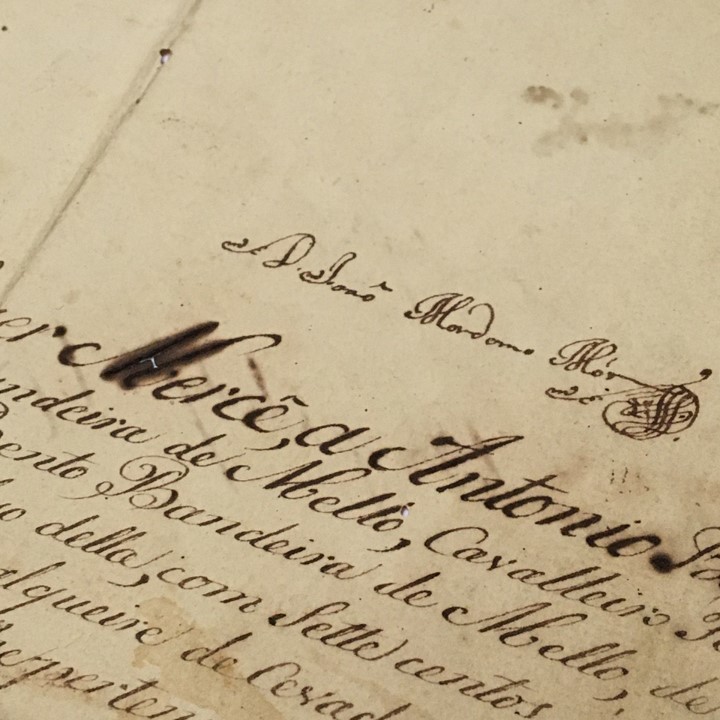CARTA RÉGIA Documento ORIGINAL Assinado Pela Rainha de Portugal D ...