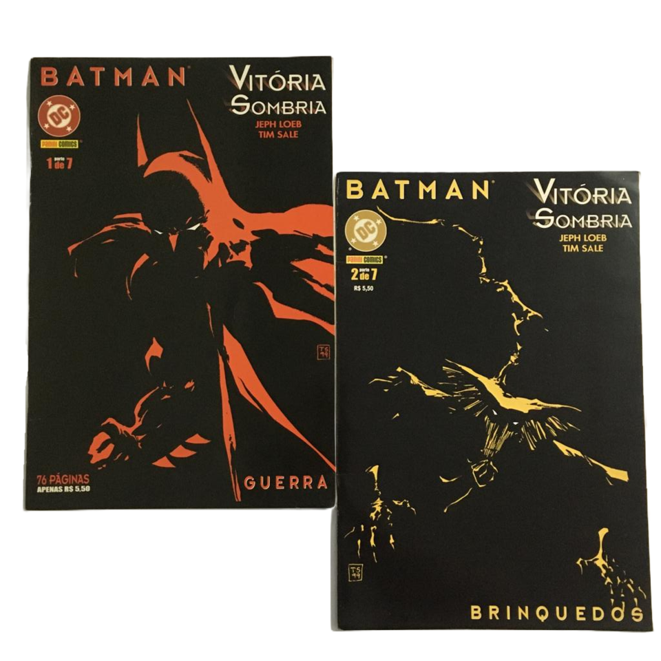 Gibi BATMAN Coleção VITÓRIA SOMBRIA Mini Série Completa, DC Comics, Ano ...