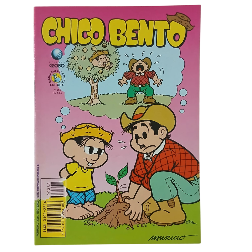 CHICO BENTO Gibi do Chico Bento n°362 Editora GLOBO Dezembro de 2000 ...