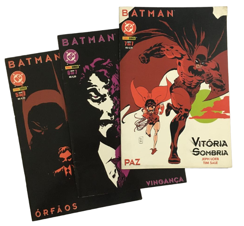 Gibi BATMAN Coleção VITÓRIA SOMBRIA Mini Série Completa, DC Comics, Ano ...