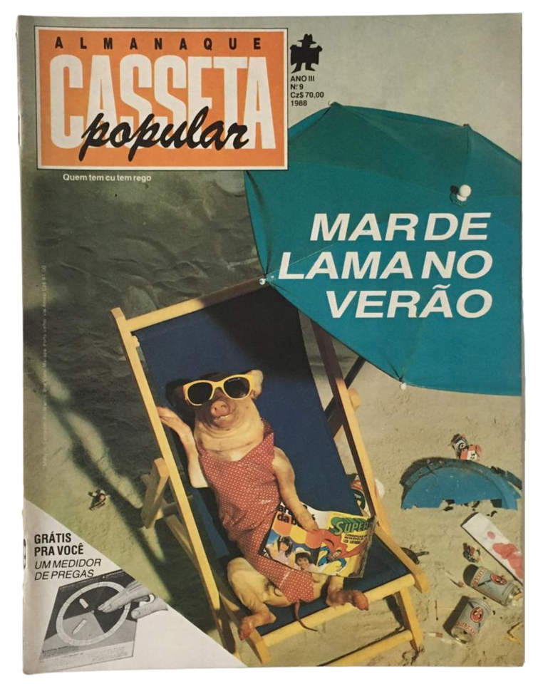 Revista ALMANAQUE CASSETA POPULAR nº4 Editora Toviassu, Ano 1988 - BANCANTIGA