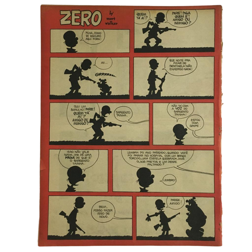 Gibi GIBI Semanal nº 10 Editora RGE , Janeiro de 1975 - BANCANTIGA