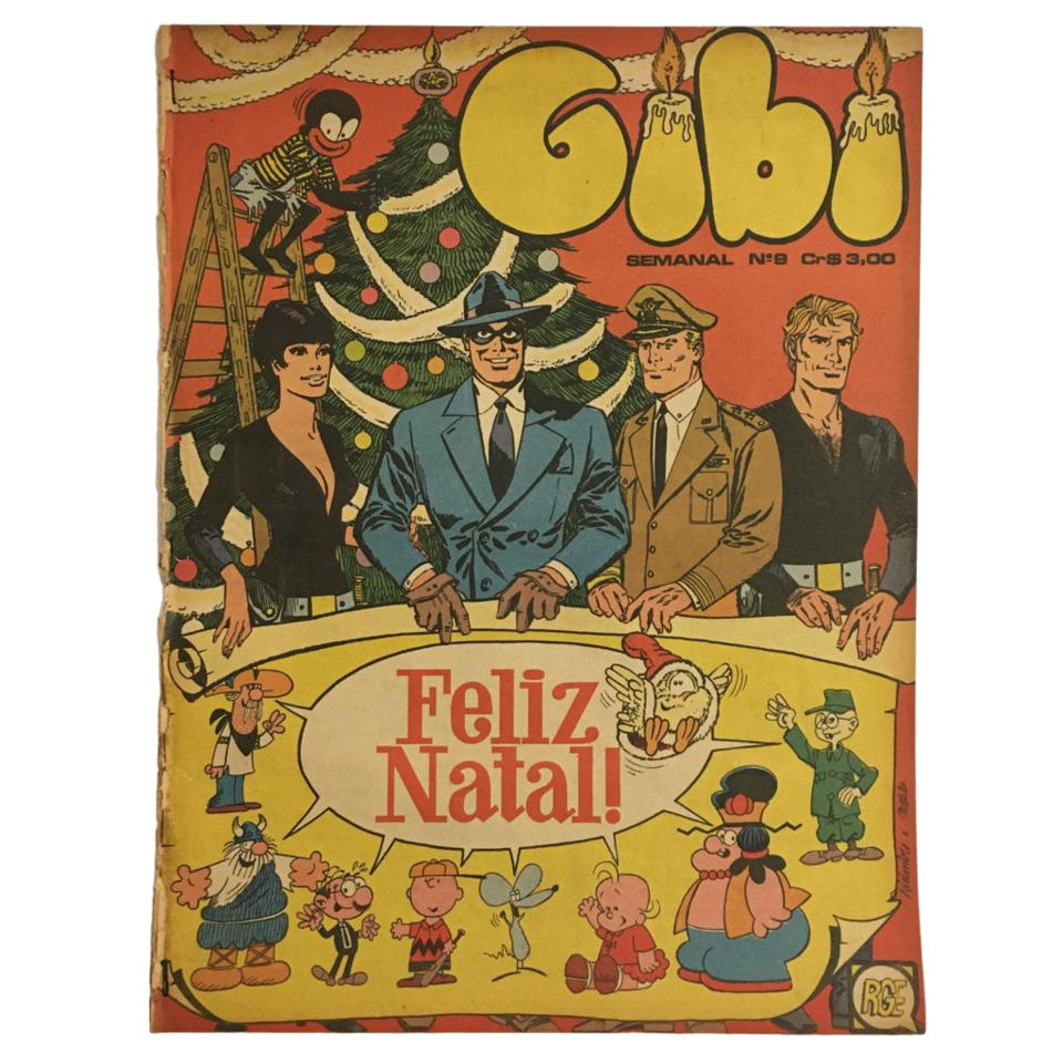 Gibi GIBI Semanal nº 10 Editora RGE , Janeiro de 1975 - BANCANTIGA