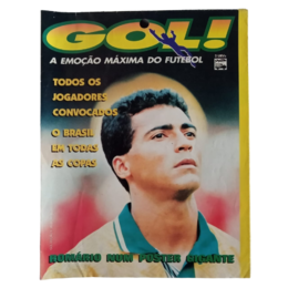 COPA 1994 Revista Poster GOL Edição n°3 SELEÇÃO BRASILEIRA Romário ...