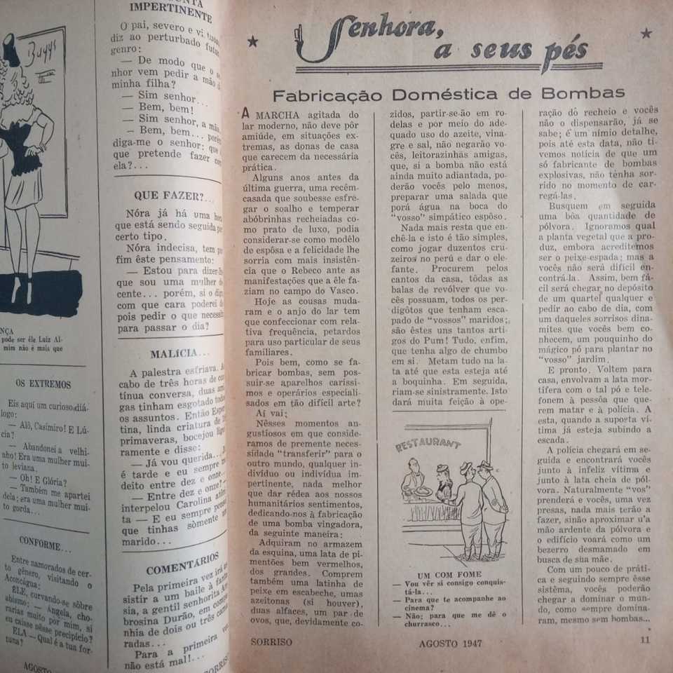 Revista SORRISO Humorismo e Cinema nº3, Editora Guarany Rio de Janeiro ...