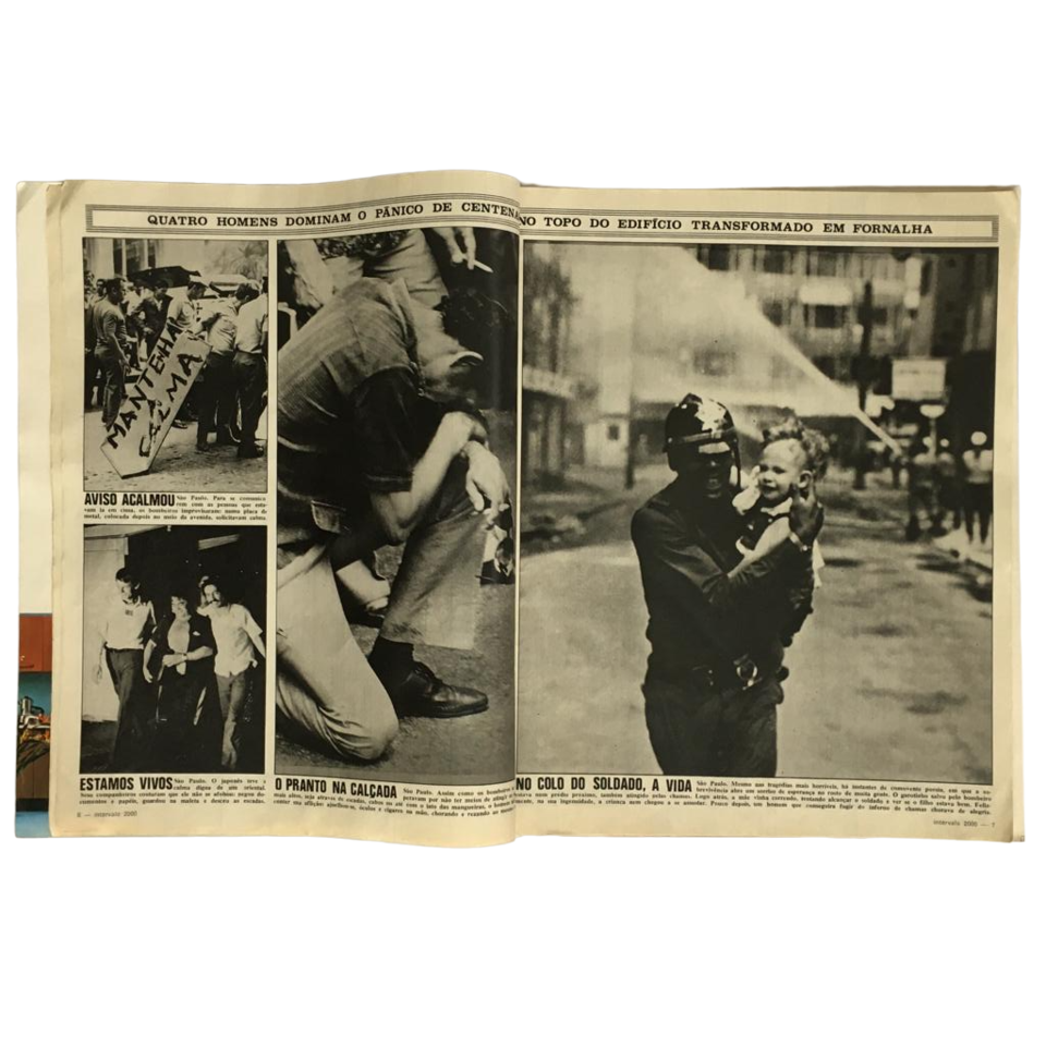 INCÊNDIO DO EDIFÍCIO ANDRAUS Primeira Página do JORNAL FOLHA DE SÃO ...