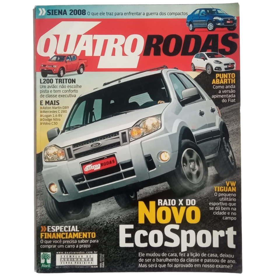 Revista QUATRO RODAS n°571, Novembro de 2007 - BANCANTIGA