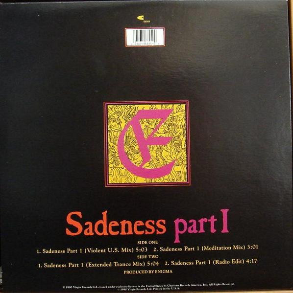 Enigma – Sadeness Part I 12" - Curto Vinil - Loja de Discos de Vinil