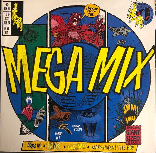 Snap! – Snap! Mega Mix 12" - Curto Vinil - Loja de Discos de Vinil