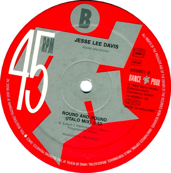 Jesse Lee Davis – Round And Round 12" - Curto Vinil - Loja de Discos de ...