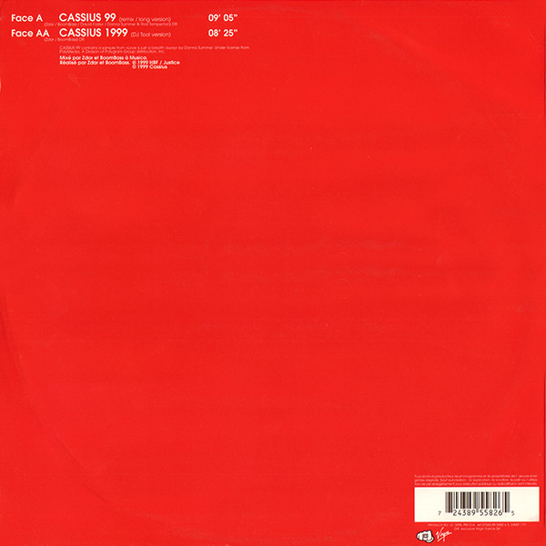 Cassius – Cassius 1999 12" - Curto Vinil - Loja de Discos de Vinil