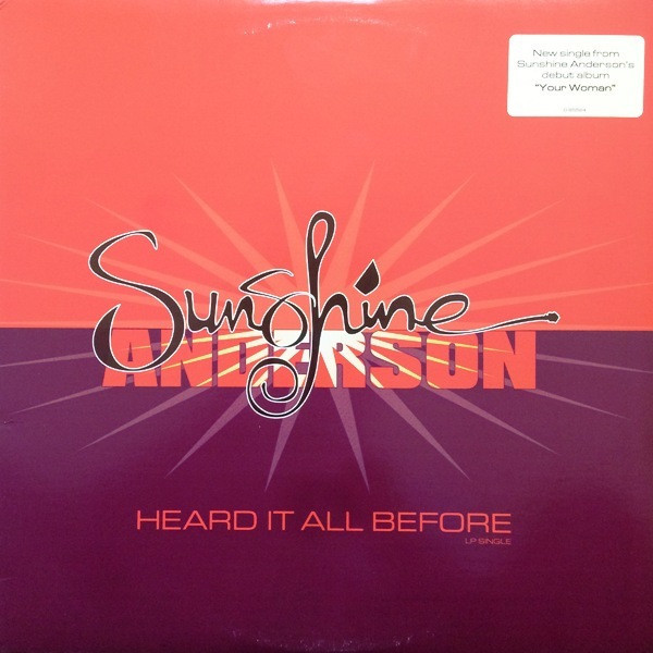 Sunshine Anderson – Heard It All Before 12" - Curto Vinil - Loja de ...