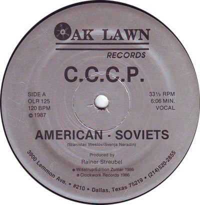 C.C.C.P. – American-Soviets 12" - Curto Vinil - Loja de Discos de Vinil