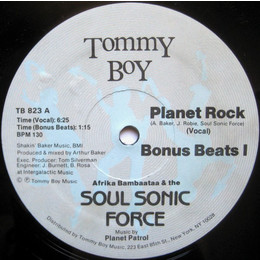 Afrika Bambaataa & The Soul Sonic Force – Planet Rock 12" - Curto Vinil ...
