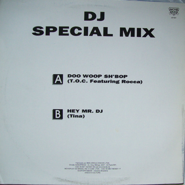T.O.C. Featuring Rocca / Tina – Doo Woop Sh'Bop / Hey Mr. Dj 12 ...
