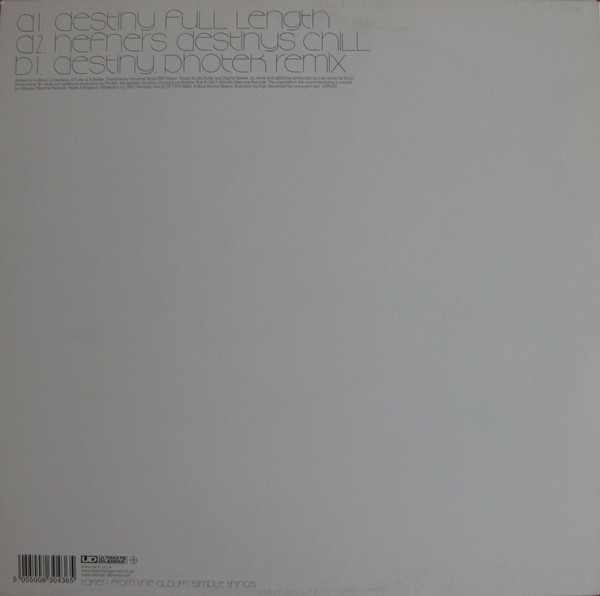 Zero 7 – Destiny 12" - Curto Vinil - Loja de Discos de Vinil