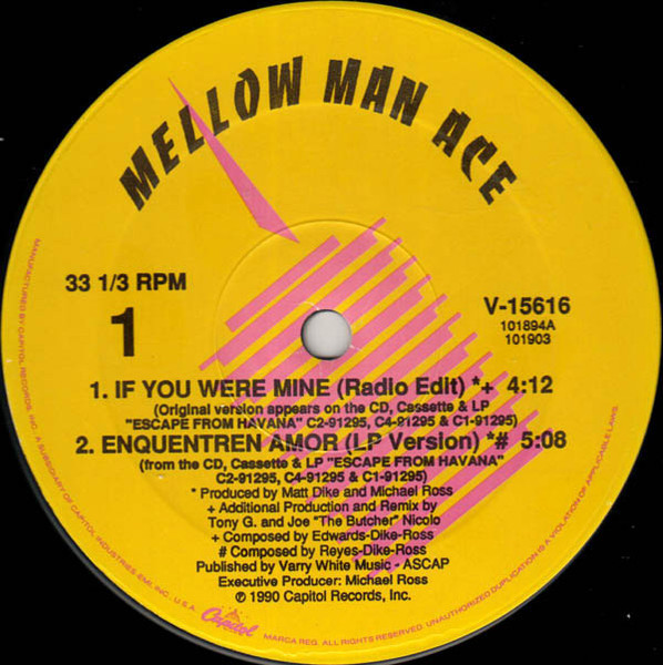 Mellow Man Ace – If You Were Mine 12" - Curto Vinil - Loja de Discos de ...